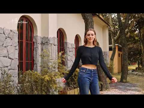 Newshows Cropped Cardigan Sweaters for Women 2024 Crew Neck Button