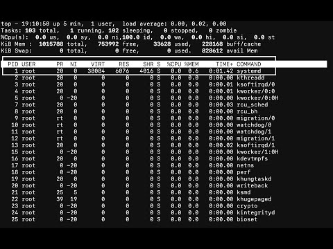 Understanding process control block(pcb) with top command and proc file system