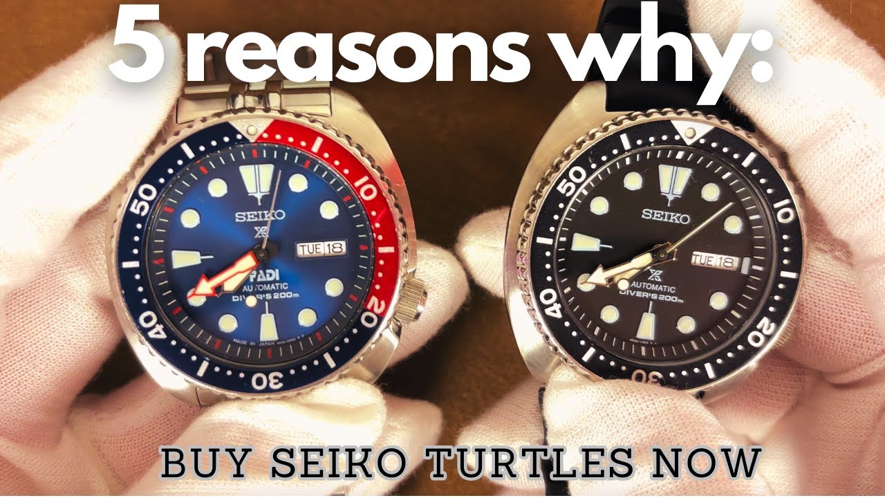 FIVE reasons why the SEIKO TURTLE is still an incredible value affordable automatic dive watch