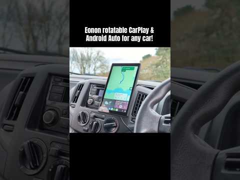 Eonon P5 CarPlay & Android Auto Screen for any car. #automobile #carplay