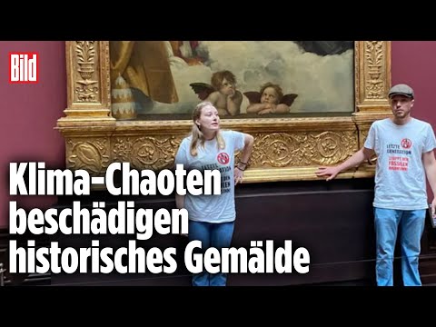 Klimaaktivisten kleben sich an „Sixtinischer Madonna“-Gemälde fest | Dresden
