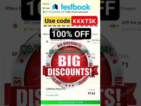 Testbook Pass Pro Coupon Code l Testbook Coupon Code l Testbook Pass Pro Coupon Free Today