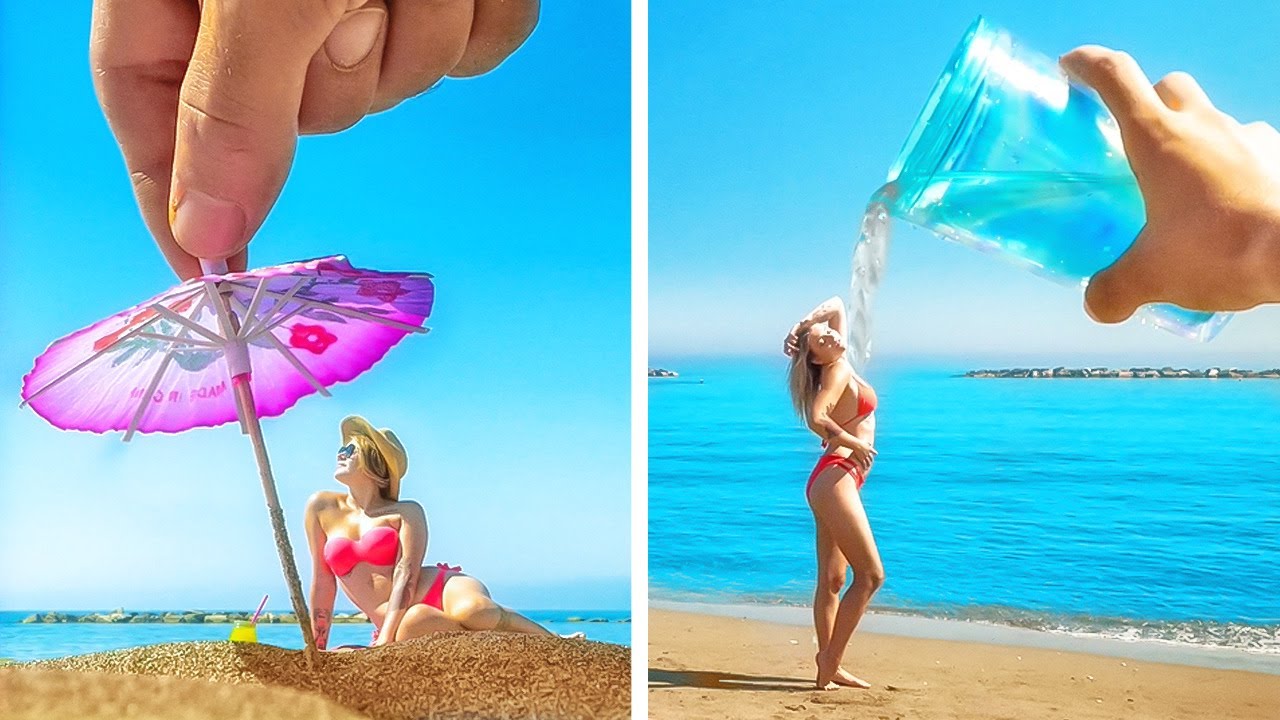 Ideas fáciles y creativas para tomar fotos en la playa