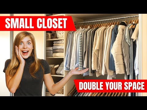 18 Smart Ideas for Organizing Small Closets That Will Double Your Storage Space