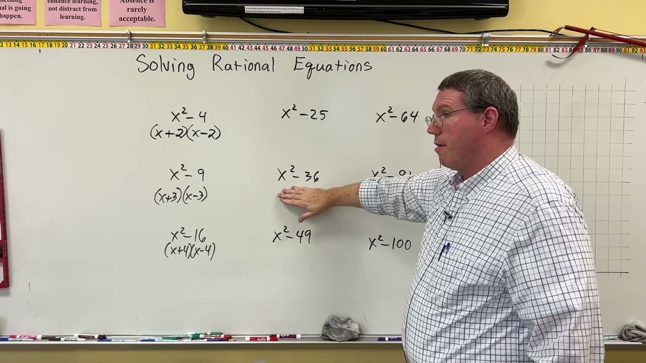 College Algebra - Solving Rational Equations - Example 2