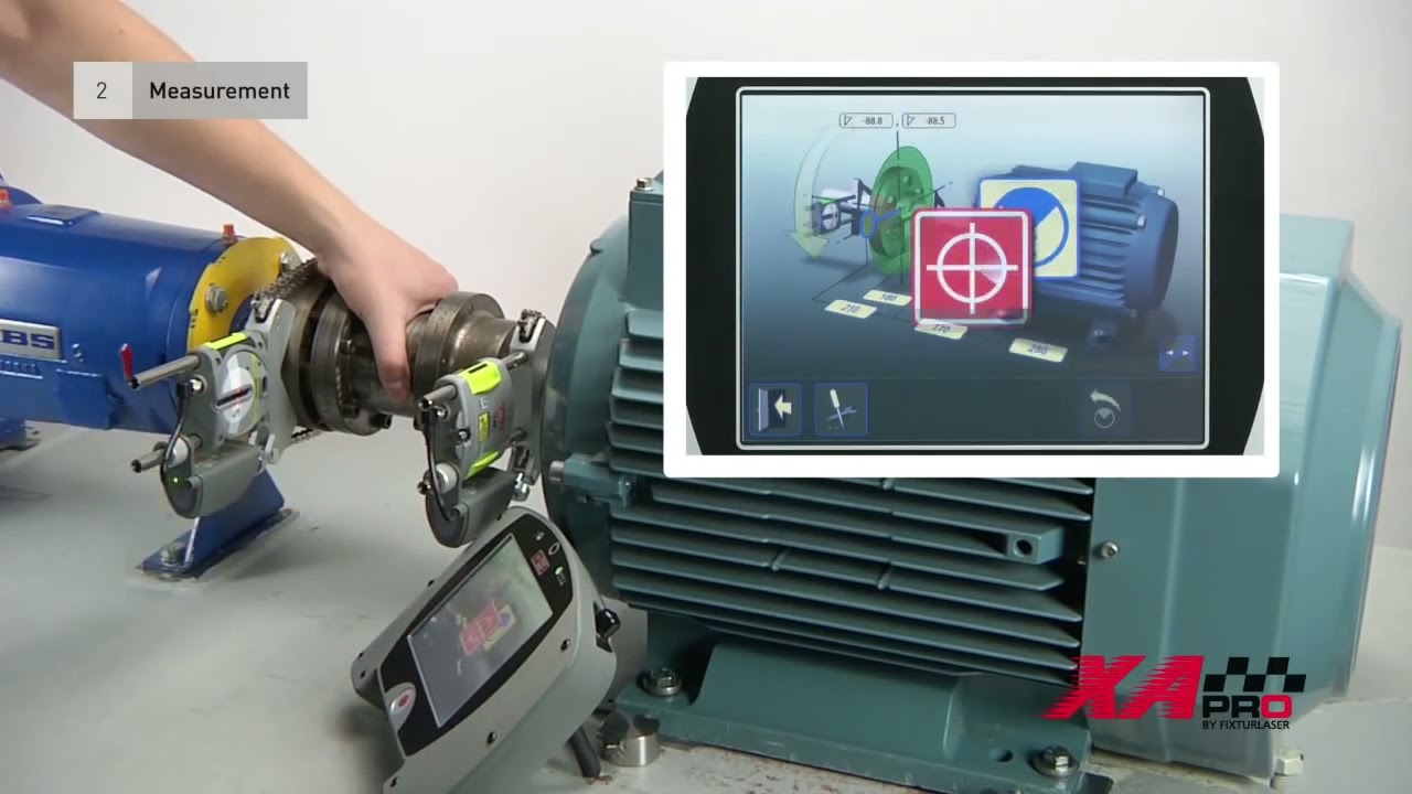 Alineamiento con Fixturlaser Auotnomo G2