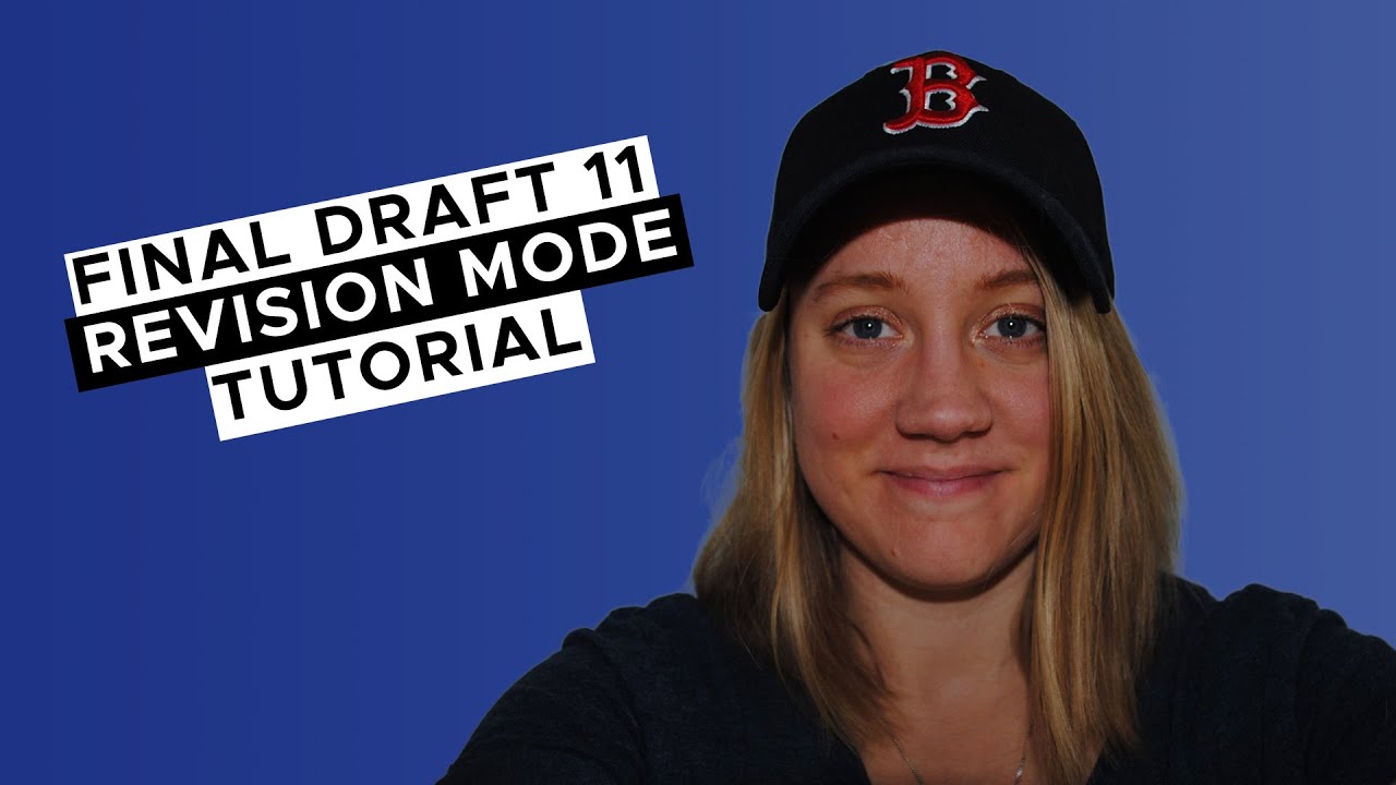 Final Draft 11 Revision Mode Tutorial