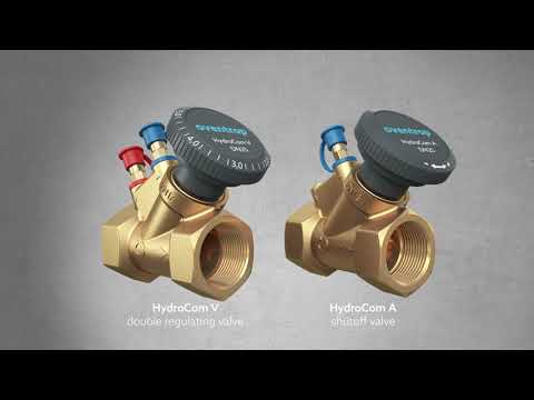 Oventrop HydroCom balancing valves (english)