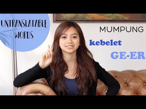 APA BAHASA INGGRISNYA..? #1:  Bahasa Inggris yang susah diterjemahkan ke Bahasa Indonesia