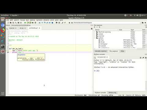 Python Tutorial 4 : Convert String into Int Data Type