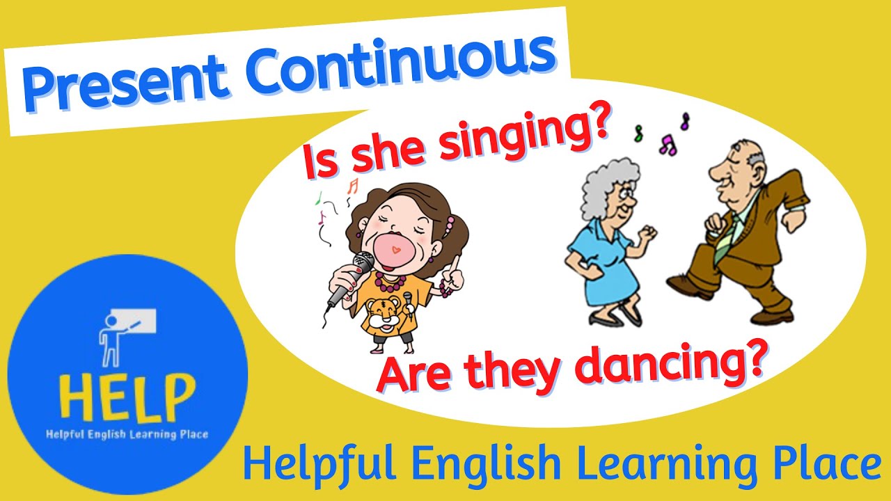 Present Continuous / Progressive - Closed Questions: Is she singing?
