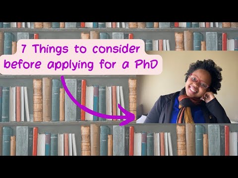 Do this before applying to a PhD program | Tips for a successful application