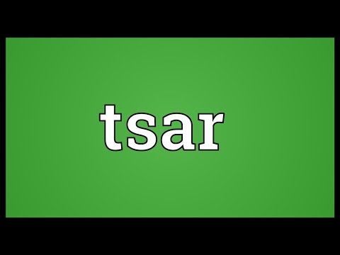 Tsar Meaning