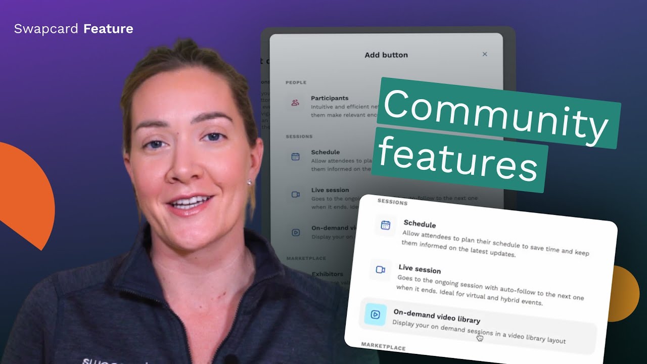 Swapcard Features ⚙️ Community Features