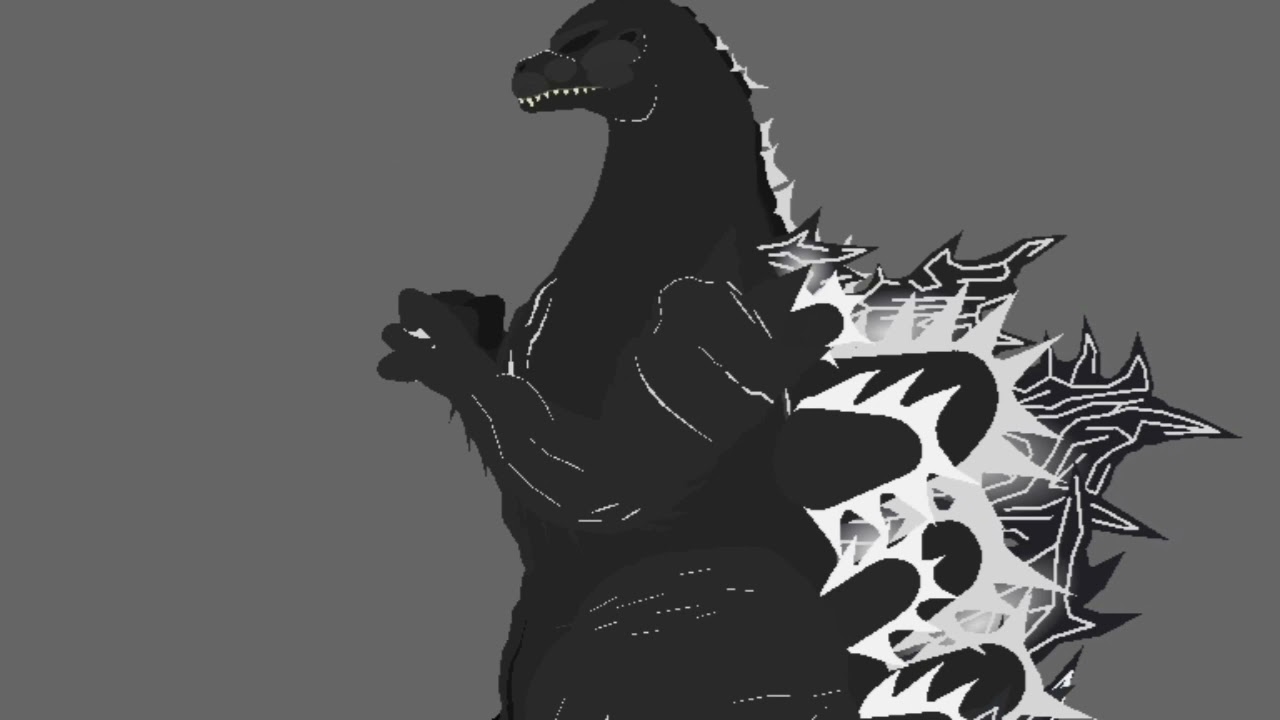 Godzilla Ultima test / Animação Stick Nodes #gojirexstk