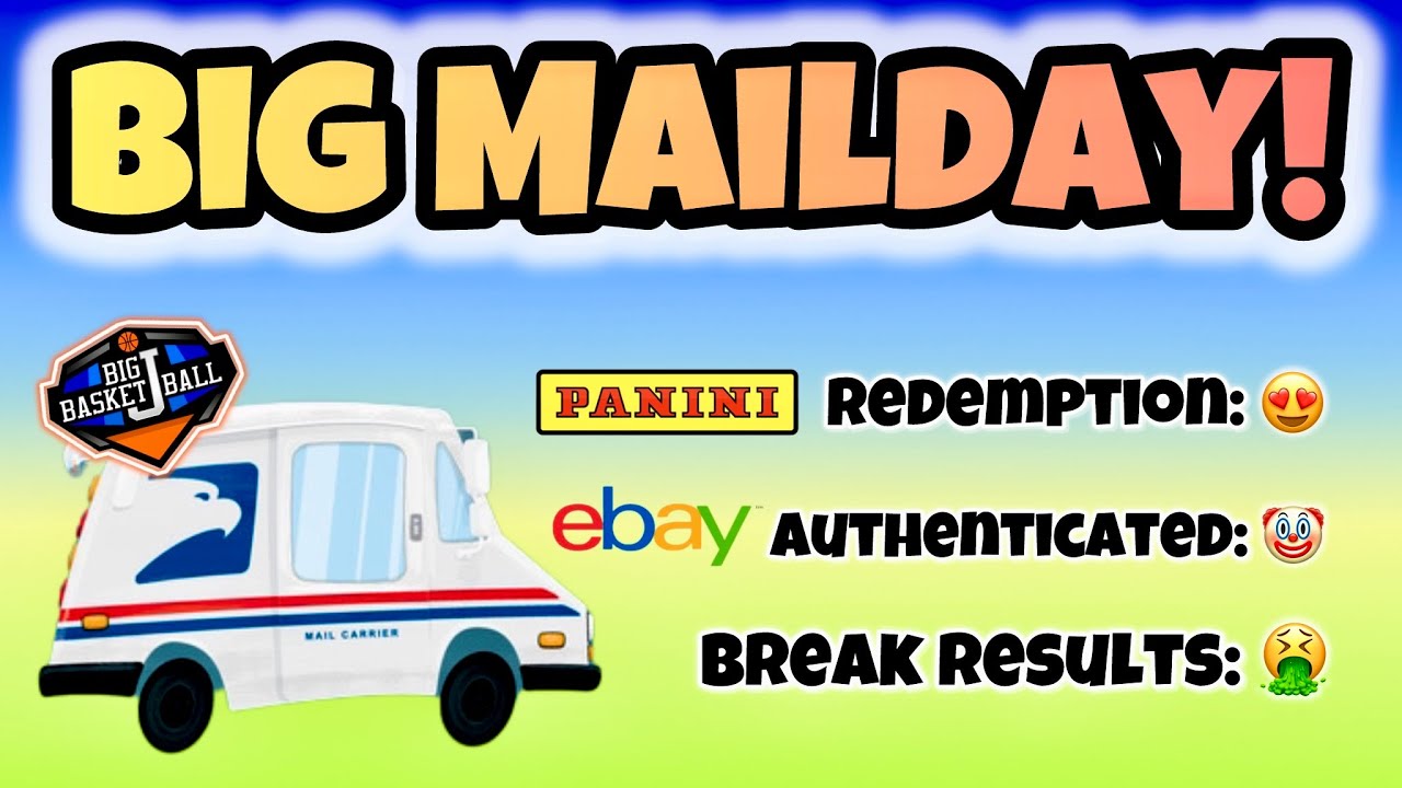*BIG MAILDAY* Panini Auto Redemption 🔥 Break Results, eBay Authenticated Box + A Big KABOOM!
