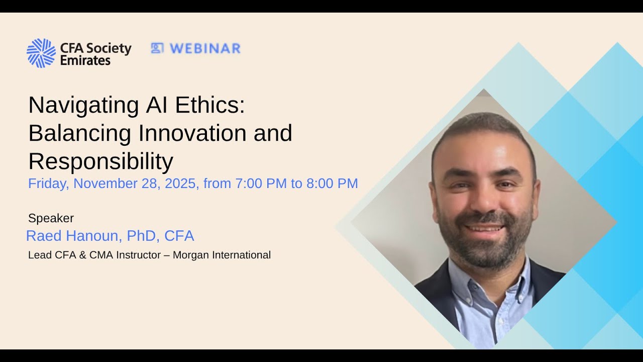 Webinar: Navigating AI Ethics: Balancing Innovation and Responsibility