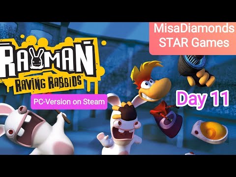 RAYMAN RAVING RABBIDS PC-Version on Steam - Day 11 - Walktrough English