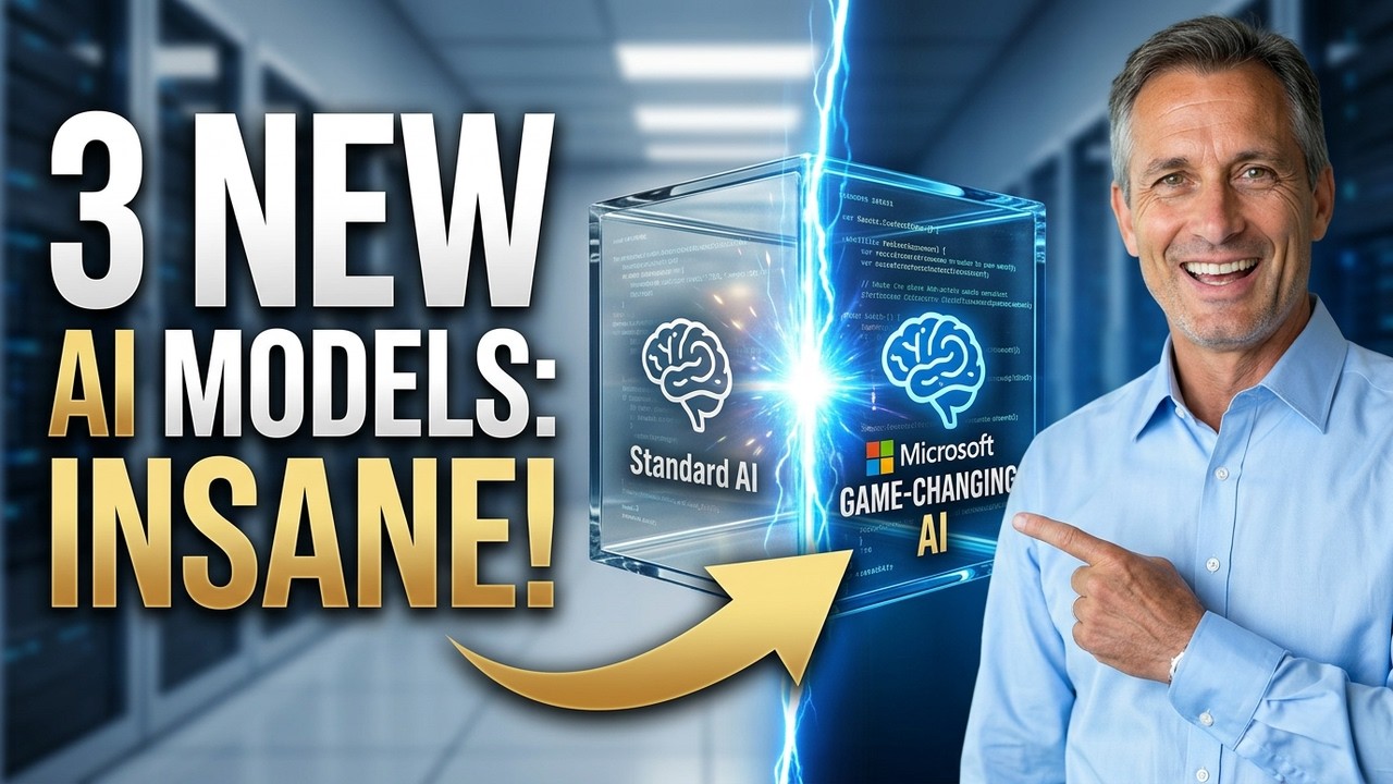 Microsoft Dropped 3 New AI Models And It's a Game Changer