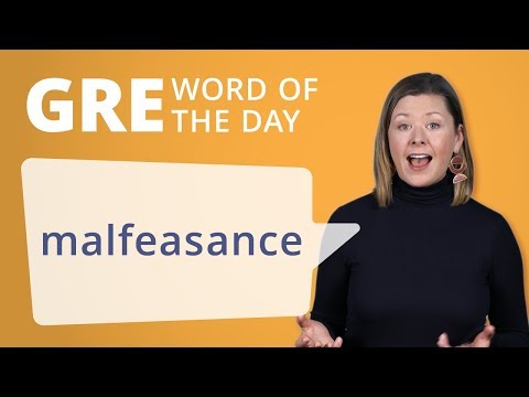 GRE Vocab Word of the Day: Malfeasance | Manhattan Prep