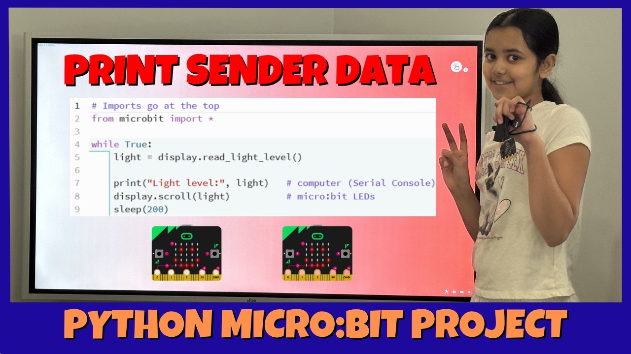 Micro:bit Send Data to Computer! Python Tutorial for Beginners