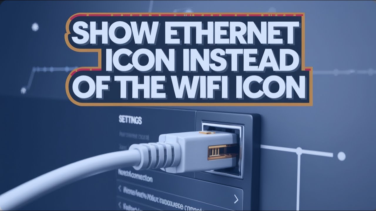 Windows Showing Ethernet Icon Instead Of Wifi [Solution]