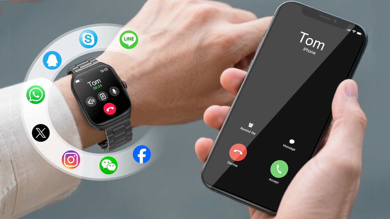 EpochTec smartwatch for men, IP68 Waterproof sport smart watch, fusion of innovation and style EM01