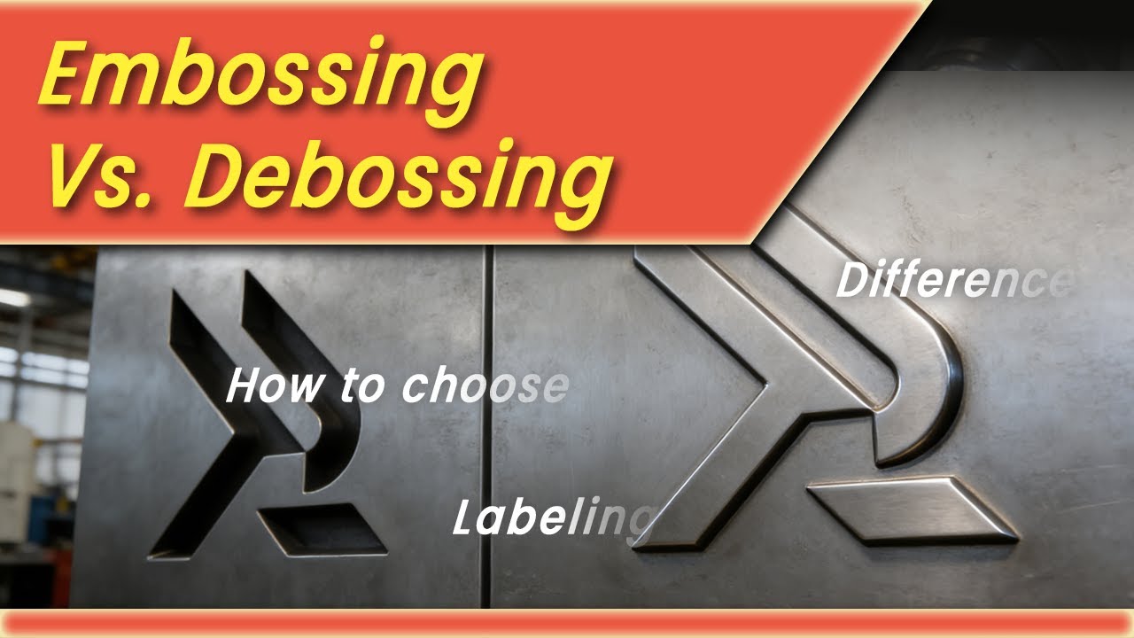 Embossing vs. Debossing: Choosing the Right Metal Finish
