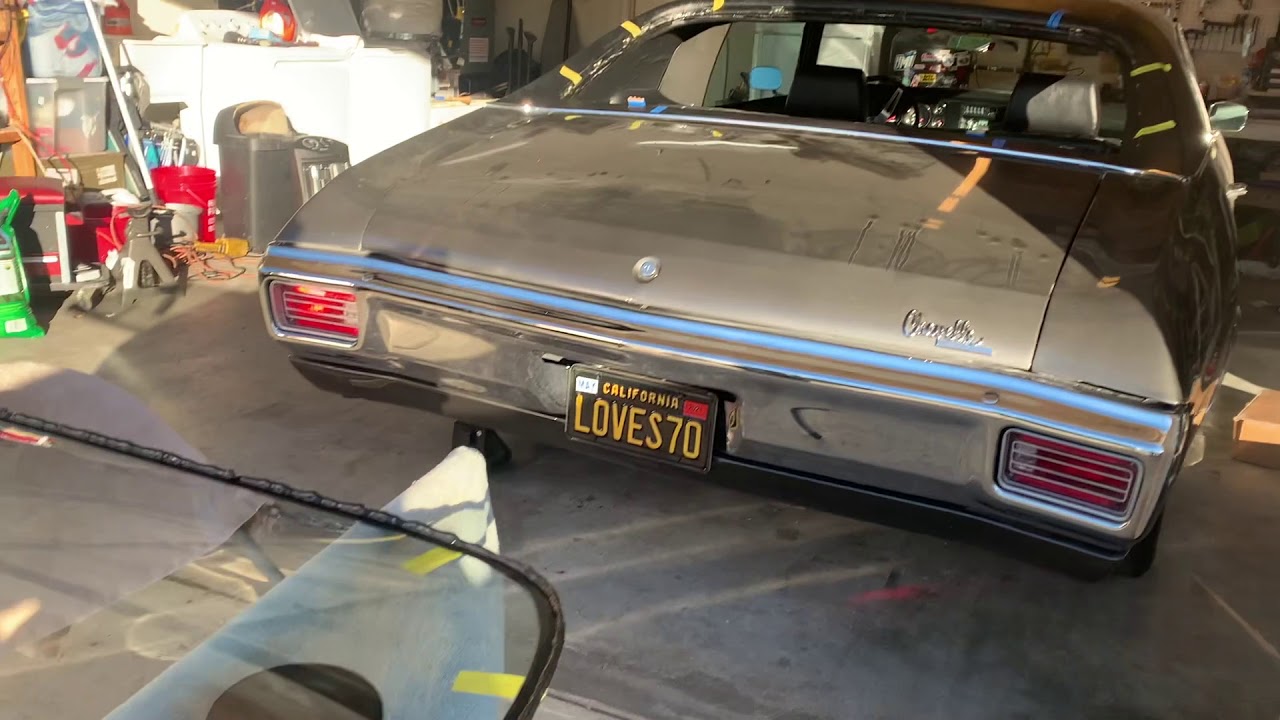 1970 CHEVELLE PROJECT:  UPDATE #12 (BACK WINDOW INSTALL)