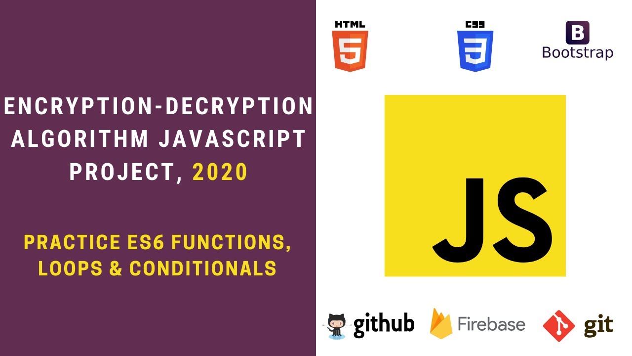 Encryption-Decryption JavaScript Project for Beginners