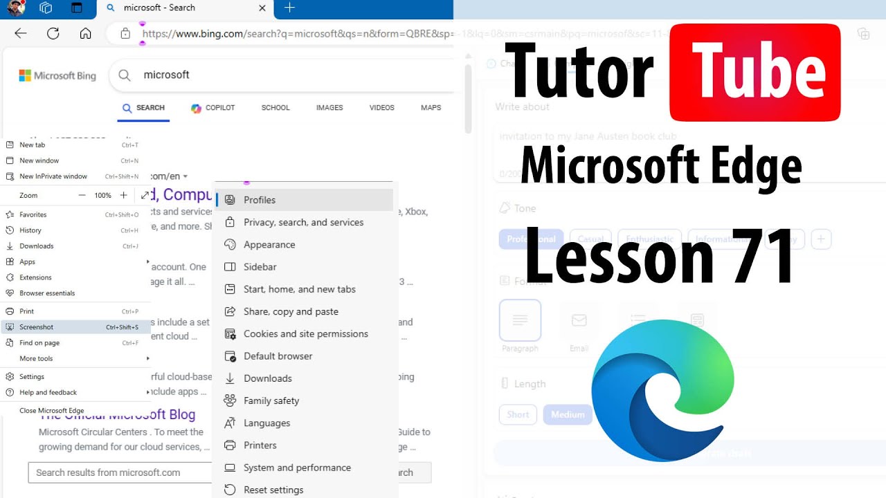 Microsoft Edge - Lesson 71 - Visual Search