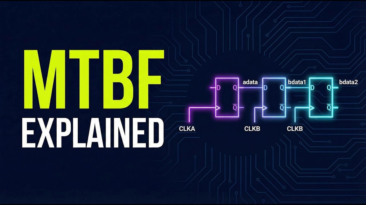 MTBF Explained in CDC Synchronizers | VLSI Interview Must-Know