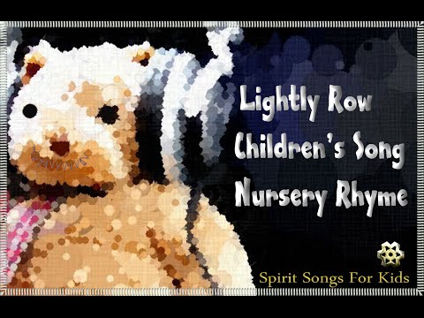 Lightly Row - Favorite Chindren's Songs - Karaoke Sing A Long -