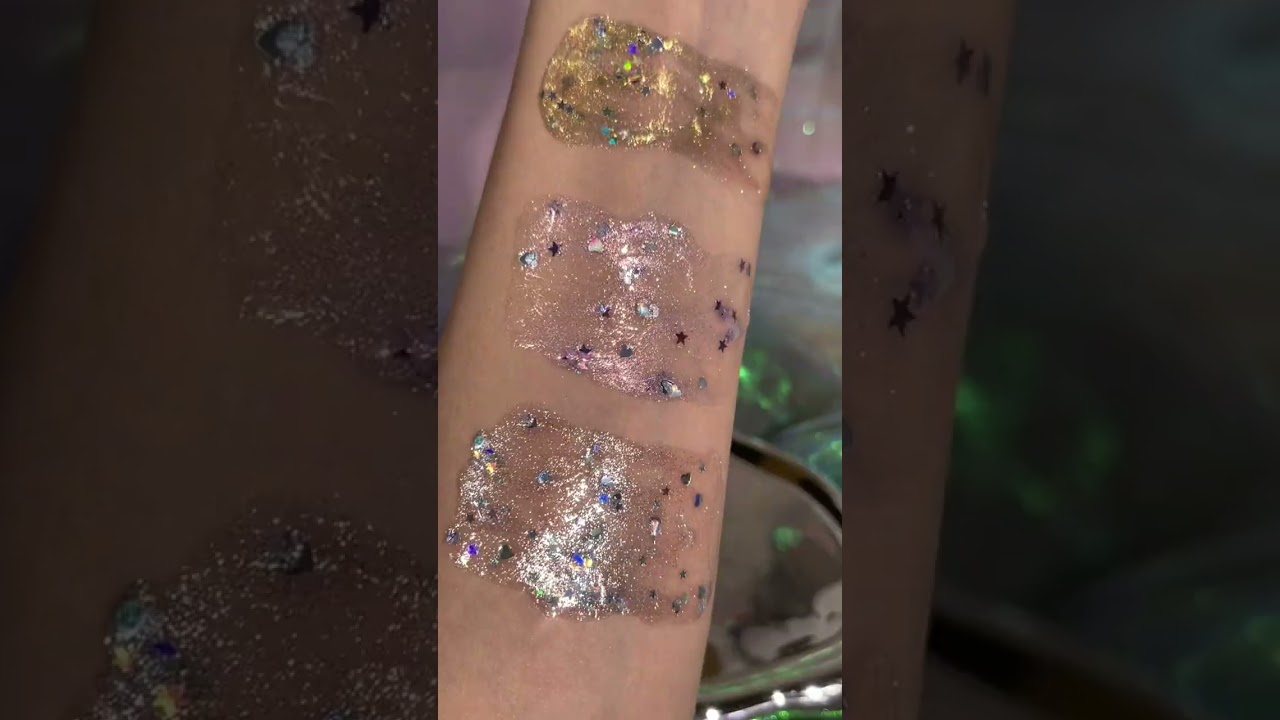 ✨ This glitter is like the ONE Ever! 😭 #swatches #highlighter