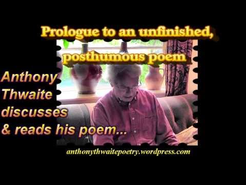 Prologue to an unfinished, posthumous poem — a grumpy old man poem to ...