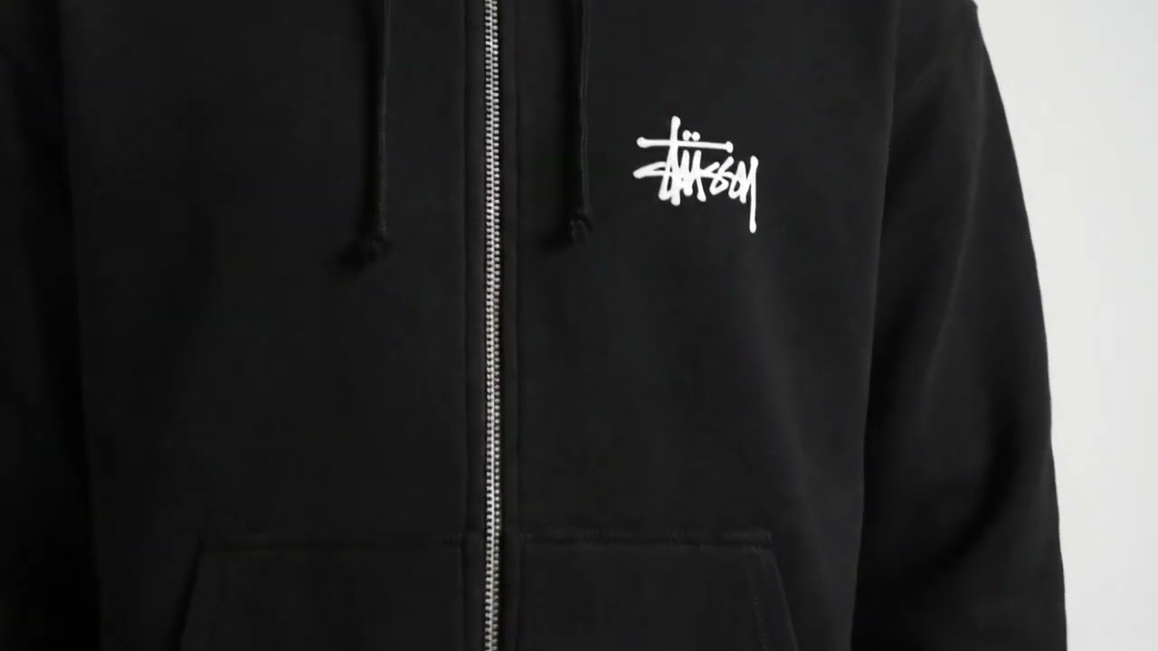 Basic Stussy Zip Hoodie Video