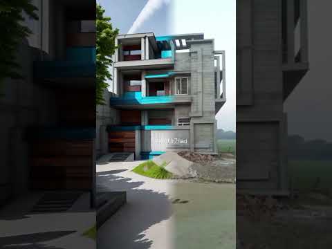 Beautiful🤩House Design 🩷Subscrib my YouTube Channel @Irshad Ir7had #House #housedesign #Ace_Ir7had