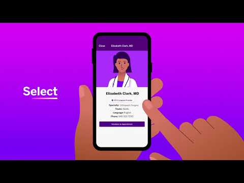 Find a Doctor on the NYU Langone Health App