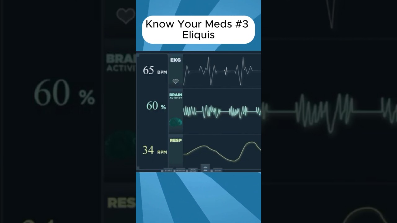Eliquis Explained in 60 Seconds! 💊 Know Your Meds | OverDoze #Eliquis