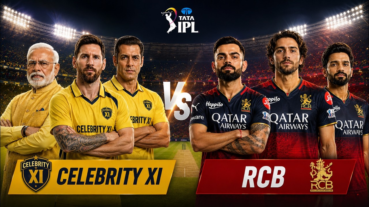 🔥 CELEBRITY XI vs RCB – Most Random IPL Match Ever!🔥 | Cricket 26