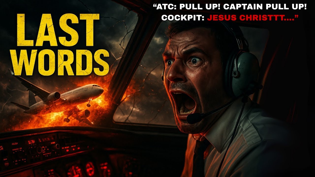 Terrifying Last Words of Pilots Before Plane Crash Recorded in ATC Communication