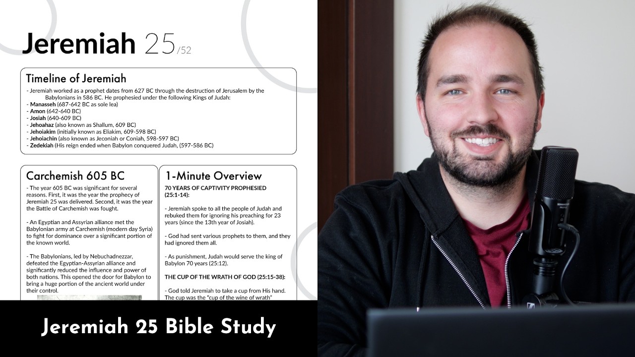 Jeremiah 25 - Bible Study, Explanation, and Application