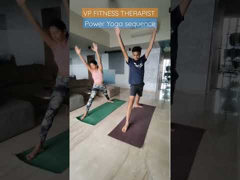 Power yoga sequence at home. #instagram #follow #poweryoga #shortsvideo #tiktok
