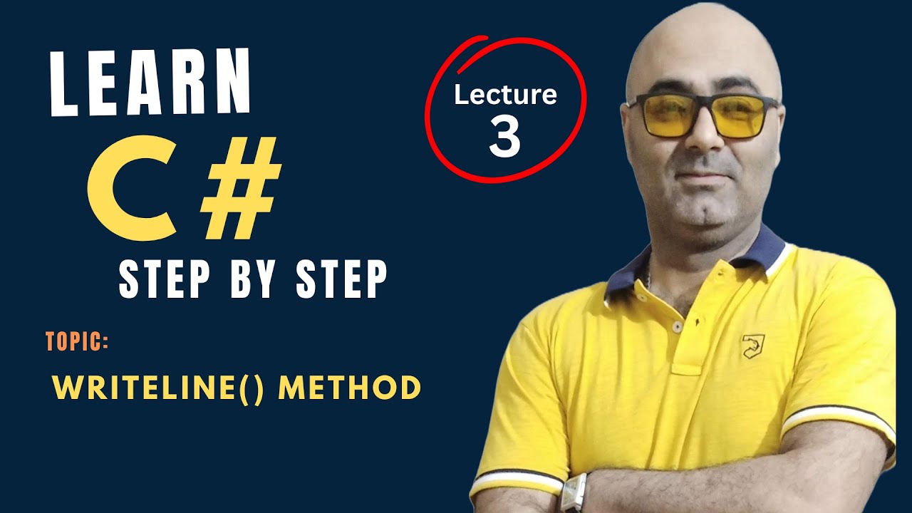 C# WriteLine method – Beginner Friendly Tutorial –  Csharp programming 2026