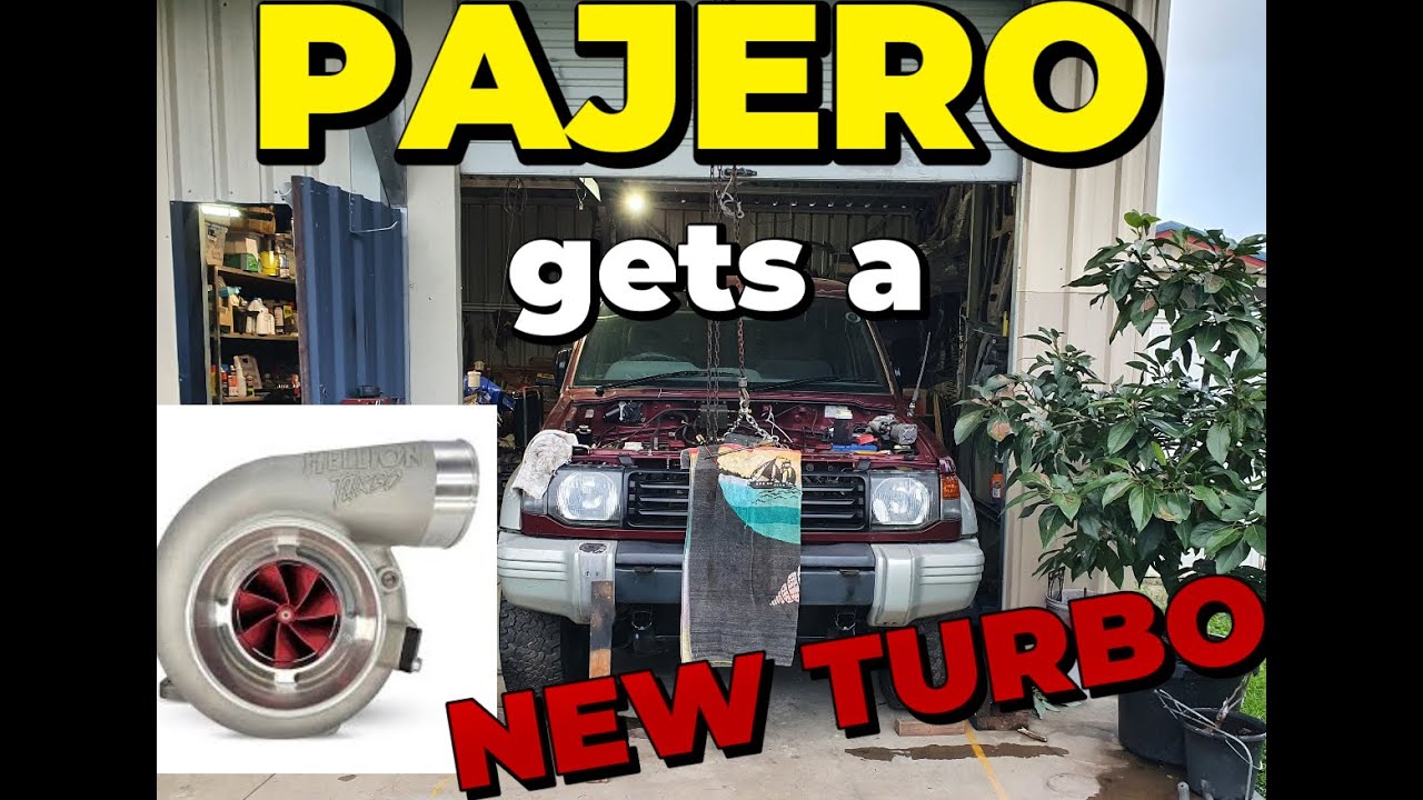 NEW TURBO for the PAJERO (TUTORIAL) & ALTERNATOR, HARMONIC BALANCER