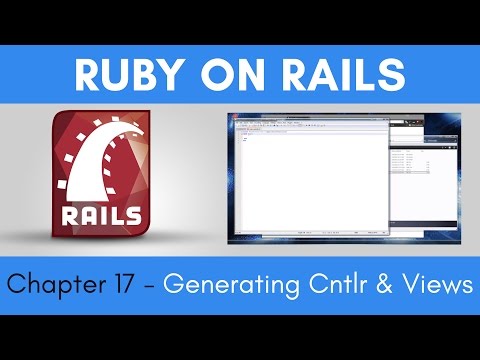 Learn Learn Ruby on Rails from Scratch Chapter 17 Generating Controllers and Views - Mind Luster