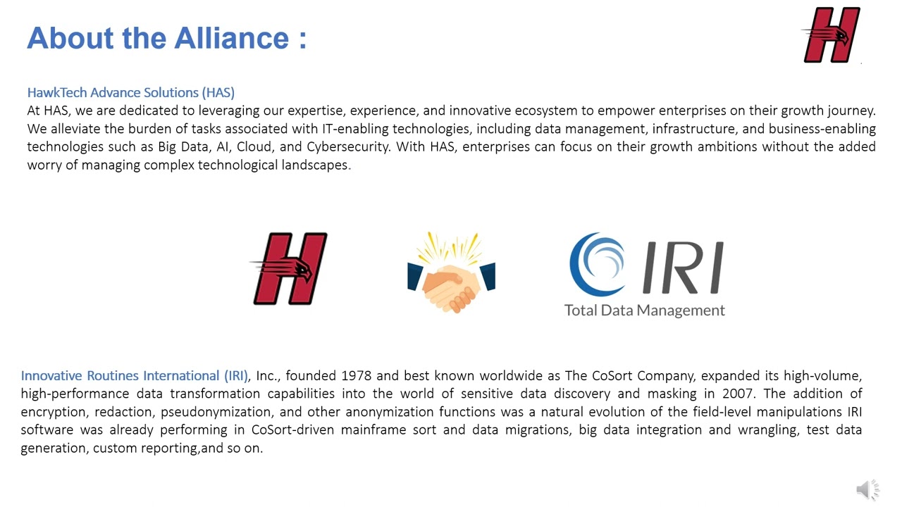 HAS&IRI FieldShield - Securing your Structured Database Data by Masking Solutions