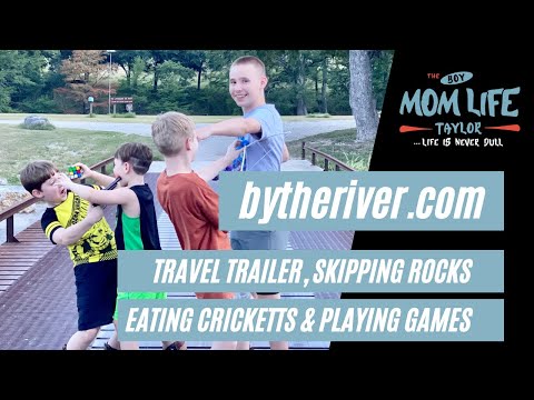 Boy Mom Life Travel Trailer - By The River Campground in Kerrville, Texas