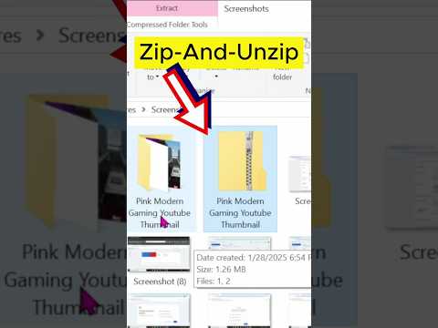 how to zip a file | zip file unzip bangla | hmsolutions #shorts #zip