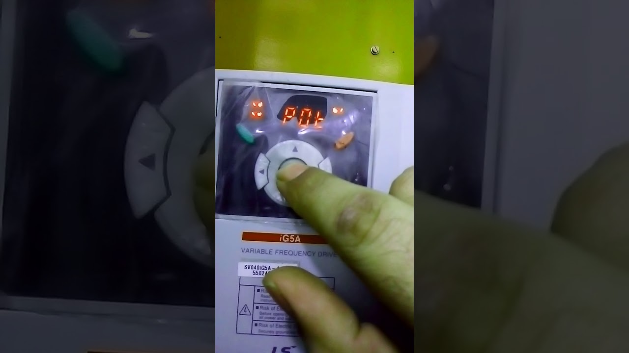 VFD LS IG5A parameters setting lesson6